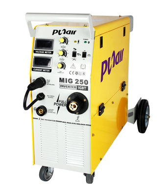 Single Phase Industrial mig mag welding Equipment with Trolley , CE CCC Approval