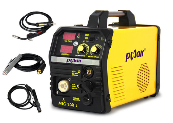 Smaller MIG MAG Welder , 200 Amp Inverter Welder IGBT Welding Machine 5kg Rollers
