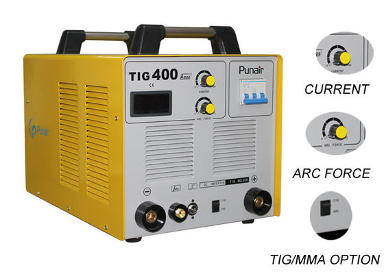 380V DC Three Phase Welding Machine / TIG400 Argon Welding Equipment 0.93PF