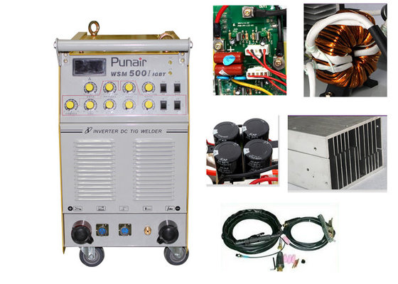 TIG500P Industrial Welding Machines Inverter High Frequency TIG Welder Doulbe IGBT module control