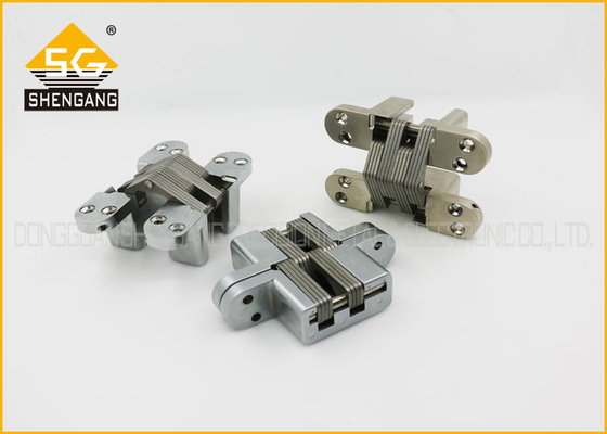 Wardrobe Zinc Alloy Zamak Internal Door Hinges Open 180 Degree