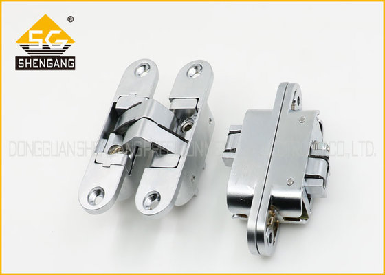 180 Degree Adjusted Invisible Door Hinges Support Copper / Brass Finishing