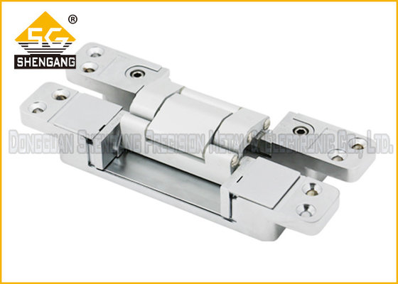 3D Invisible Hinges Exterior Door Three Way Hinge , Hidden Hinges For Cabinets