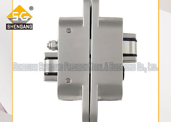 Three Way Wardrobe Invisible Door Hinges , Zinc Alloy European Door Hinge