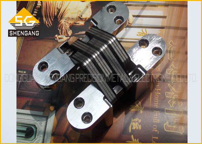 Interior Use Zinc Plated Concealed Door Hinges 180 Degree Gemel