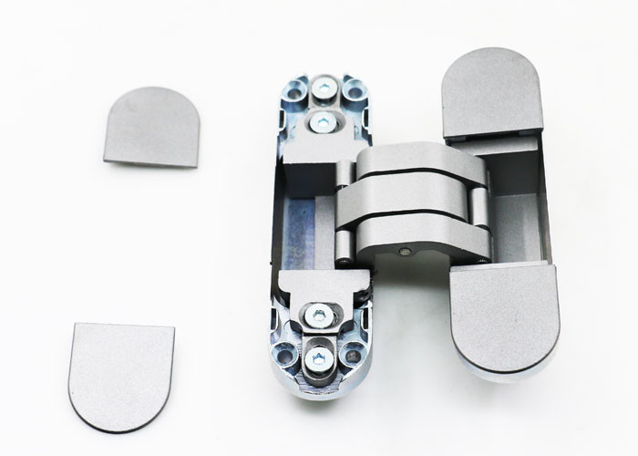 180 Degree Zinc Alloy 3D Adjustable Invisible Hidden Door Hinge With Max Load Capacity 60kg