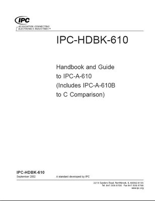 IPC-HDBK-610: Handbook and Guide to IPC-A-610