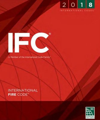 2018 International Fire Code (IFC 2018) by International Code Council (PDF )