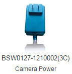 12V 1.0A CCTV Camera Charger For China , IP Camera Power Supply