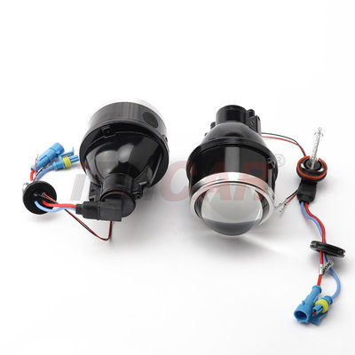 iPHCAR Auto Fog Led Car Motorcycle Decoration LED fog Lights for Lada Yellow or White Round Lamp