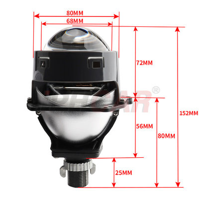 IPHCAR Manufacturer factory New 3.0 Inch Projector Lens Headlight P3T Universal Bi LED Projector Lens for Automotive Mot