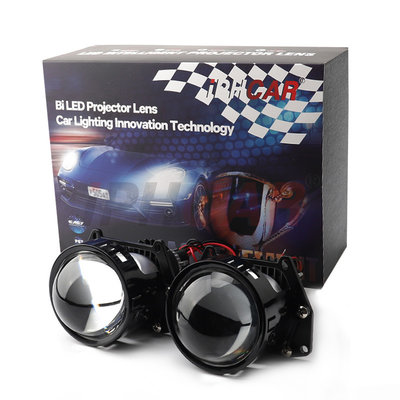 IPHCAR Factory Outlet 3.0 inch P6T universal car accessories Bi LED projector lens high brightness Car/motorcycle
