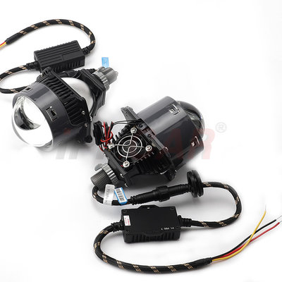 New Arrival iPHCAR 3.0 Inch P1 PRO Bi LED Laser Projector Headlights 40W 4500LM Projector Lens For Car Headlight