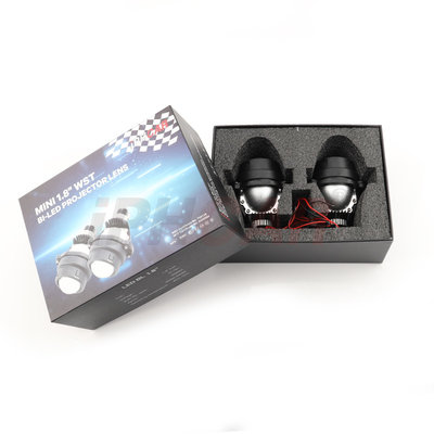 New Arrival IPHCAR Mini 1.8inch 6000K Bi-LED Projector Lens Auto Headlight for Retrofit