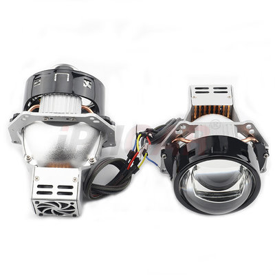 iPHCAR 2024 New LED Laser Projector Lens 6000K 80W High Low Beam Projector Lamp