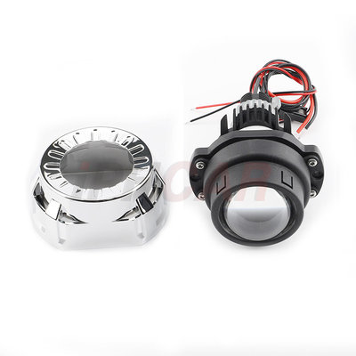 iPHCAR OEM Best Selling WST 1.8inch Bi LED Projector Lens with Shrouds 6000K Hi/Lo Beam Universal Projector Headlamp