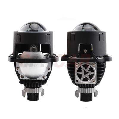 WST 2inch Bi LED Projector Lens with Shrouds 6000K Hi/Lo Beam Universal Projector Headlamp