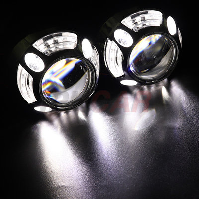 IPHCAR Wholesale High Quality Car Accessories Panamera LED Light Guide Angel Eyes Projector Shroud For Automotive Motorc