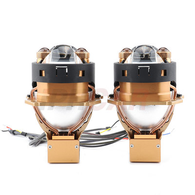IPHCAR Super Bright P8 High Quality 3.0\" Bi LED Projector Lens Real Double Laser Car Headlight Universal Automotive 12V