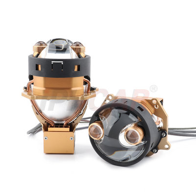 LED laser lens large bulb modified high beam and low beam integrated anti fog night vision motorcycle super bright lens