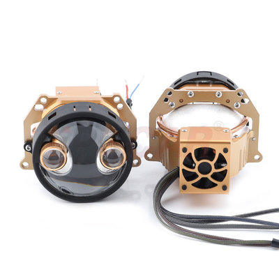 LED laser lens large bulb modified high beam and low beam integrated anti fog night vision motorcycle super bright lens