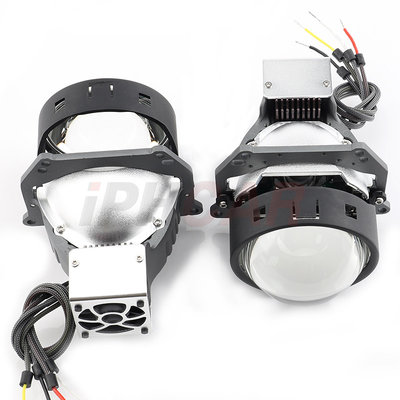 Strong light large light bulb integrated far and low beam suitable for motorcycles with long range double light cup lens