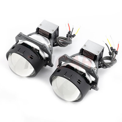 iPHCAR Super Bright 65W 6000K Projector Biled 3" H300 Bi LED Projector Lens Headlight LED Projector Headlights for Auto