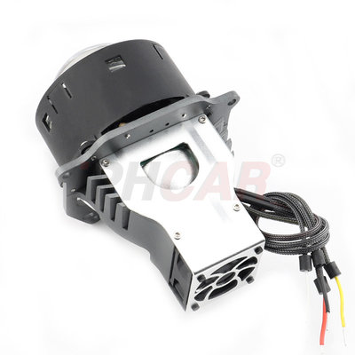 iPHCAR Super Bright 65W 6000K Projector Biled 3" H300 Bi LED Projector Lens Headlight LED Projector Headlights for Auto