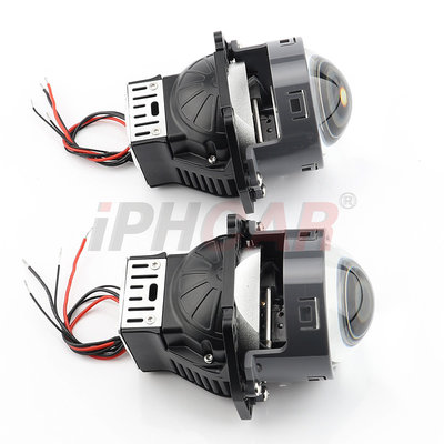 IPHCAR P10 Universal 3.0 inch 65W car head lights LED Projector Lens Lights retrofit projector for Automotive Lighting