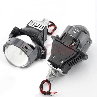 IPHCAR 2024 New P10 Universal Car Lights 3" Bi LED Projector Headlight lens Double Chips High brightness LED Driving Lig