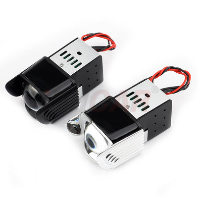 IPHCAR Hot sales Mini Matrix LED Projector Headlight MD300 1.8 inch Bi LED Headlamp High and Low beam Universal for cars