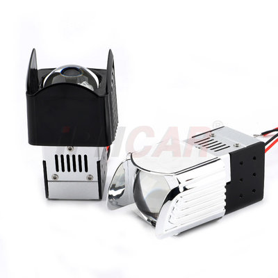 IPHCAR Hot sales Mini Matrix LED Projector Headlight MD300 1.8 inch Bi LED Headlamp High and Low beam Universal for cars