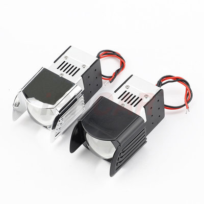 IPHCAR Hot sales Mini Matrix LED Projector Headlight MD300 1.8 inch Bi LED Headlamp High and Low beam Universal for cars