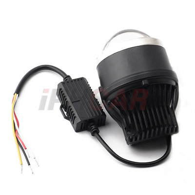 WEIXIN Super Bright 5500K High/Low Beam Waterproof 12V Spotlight Anti Fog 3" Lens Projector Car Light