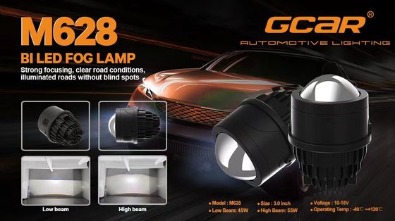 GCAR Universal 3.0 Inch Led High Beam 45W Fog Light Projector Lens For Car Lighting System