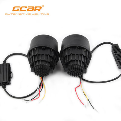 GCAR M628 3Inch Laser LED Fog Lights 90W Ultra Bright White Laser 3 LED Lens Fog Lamp Light Bulb For HB3 9005 H11 Auto lighting
