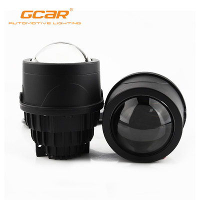 GCAR Bi-LED Tri-Color 3 inch Fog Lamp Projector 55W IP68 12V 3-colors