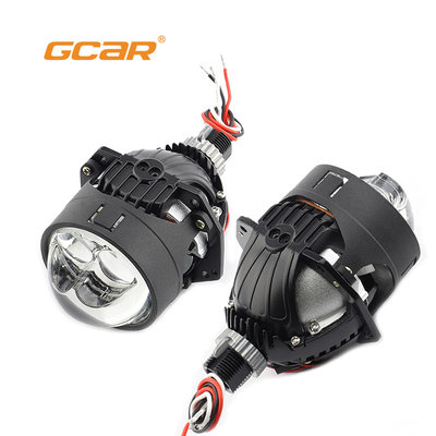 CAR WST 2.5A-S 2.5inch 55W Double Reflector Double Laser LED Projector Lens Universal for Motorcycle
