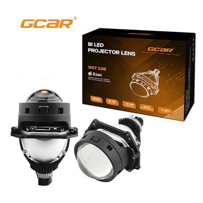 GCAR WST 3.0B Universal 3inch Projector Headlight 45W Auto LED Dual Projector Bi LED Projector Lenses For Motorcycle