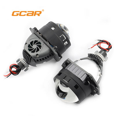 GCAR WST 3.0B-Y Single Crystal Eyes 3inch Projector Headlight 45W Bi LED Projector Lenses For Motorcycle