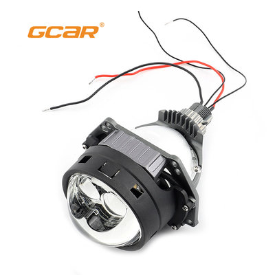 GCAR WST 3.0B-S Double Laser LED Crystal Eyes 3inch Projector Headlight 45W Bi LED Projector Lenses For Motorcycle