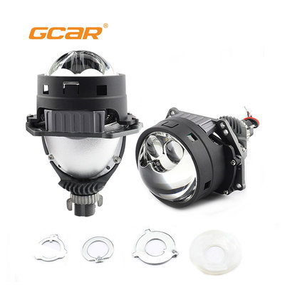 GCAR WST 3.0B-S Double Laser LED Crystal Eyes 3inch Projector Headlight 45W Bi LED Projector Lenses For Motorcycle