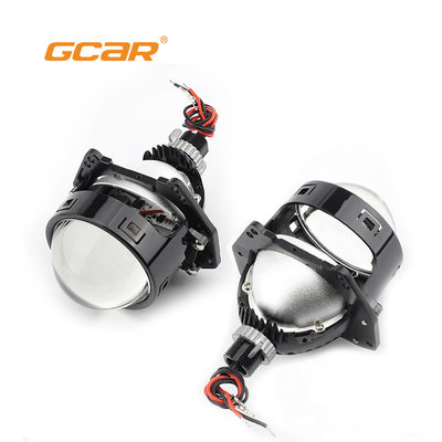 GCAR WST 3.0A 55W Bi LED Lens Projecyor 3inch 6000K Universal Projector Headlight Use for Motorcycle