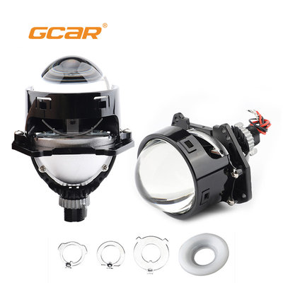 GCAR WST 3.0A 55W Bi LED Lens Projecyor 3inch 6000K Universal Projector Headlight Use for Motorcycle