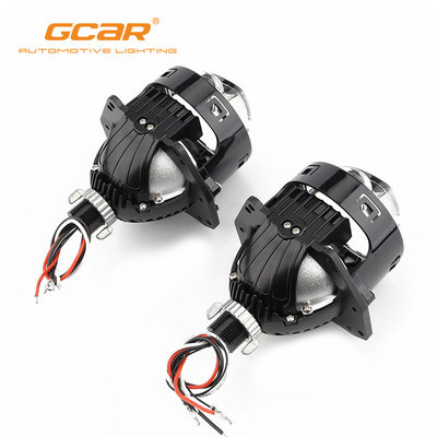 GCAR WST 3.0A-Y 55W Bi LED Lens Projector 3inch 6000K Universal Projector Headlight Use for Motorcycle