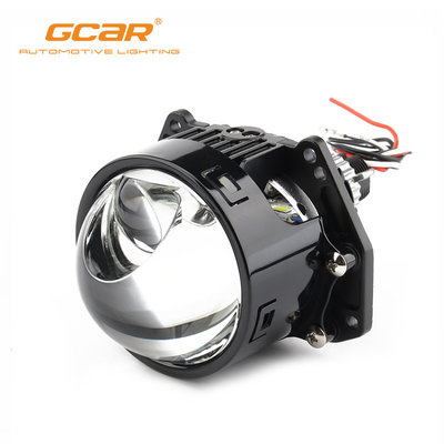 GCAR WST 3.0A-Y 55W Bi LED Lens Projector 3inch 6000K Universal Projector Headlight Use for Motorcycle