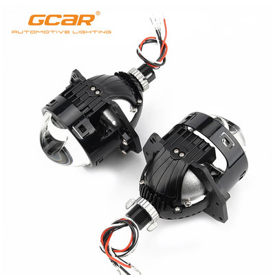 GCAR WST 3.0A-Y 55W Bi LED Lens Projector 3inch 6000K Universal Projector Headlight Use for Motorcycle