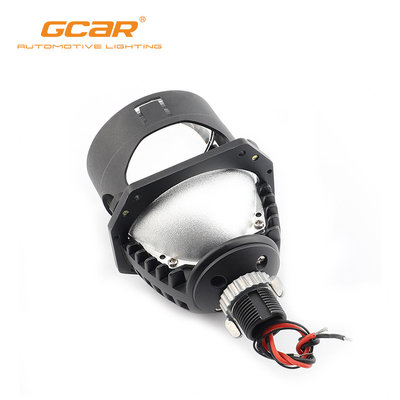 GCAR WST Super 2.5A Bi LED Projector 6000K Double Lamp Bowl Bi LED Lens Projector