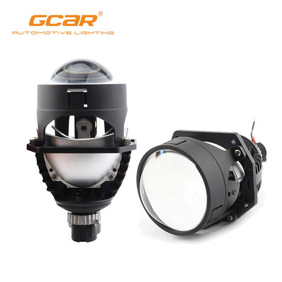 GCAR WST Super 2.5A Bi LED Projector 6000K Double Lamp Bowl Bi LED Lens Projector