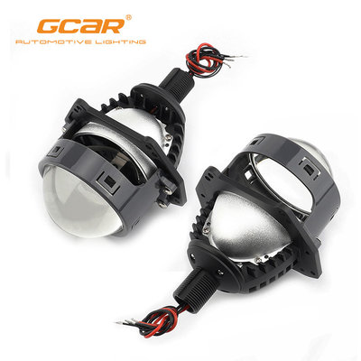 GCAR WST Super 3.0A Super Bright 3'' Bi LED Projector 6000K Double Lamp Bowl Bi LED Lens Projector